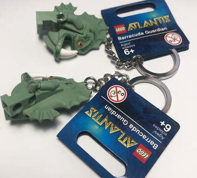 One New LEGO Atlantis Key chain Barracuda Guardian Rare Bricks | eBay