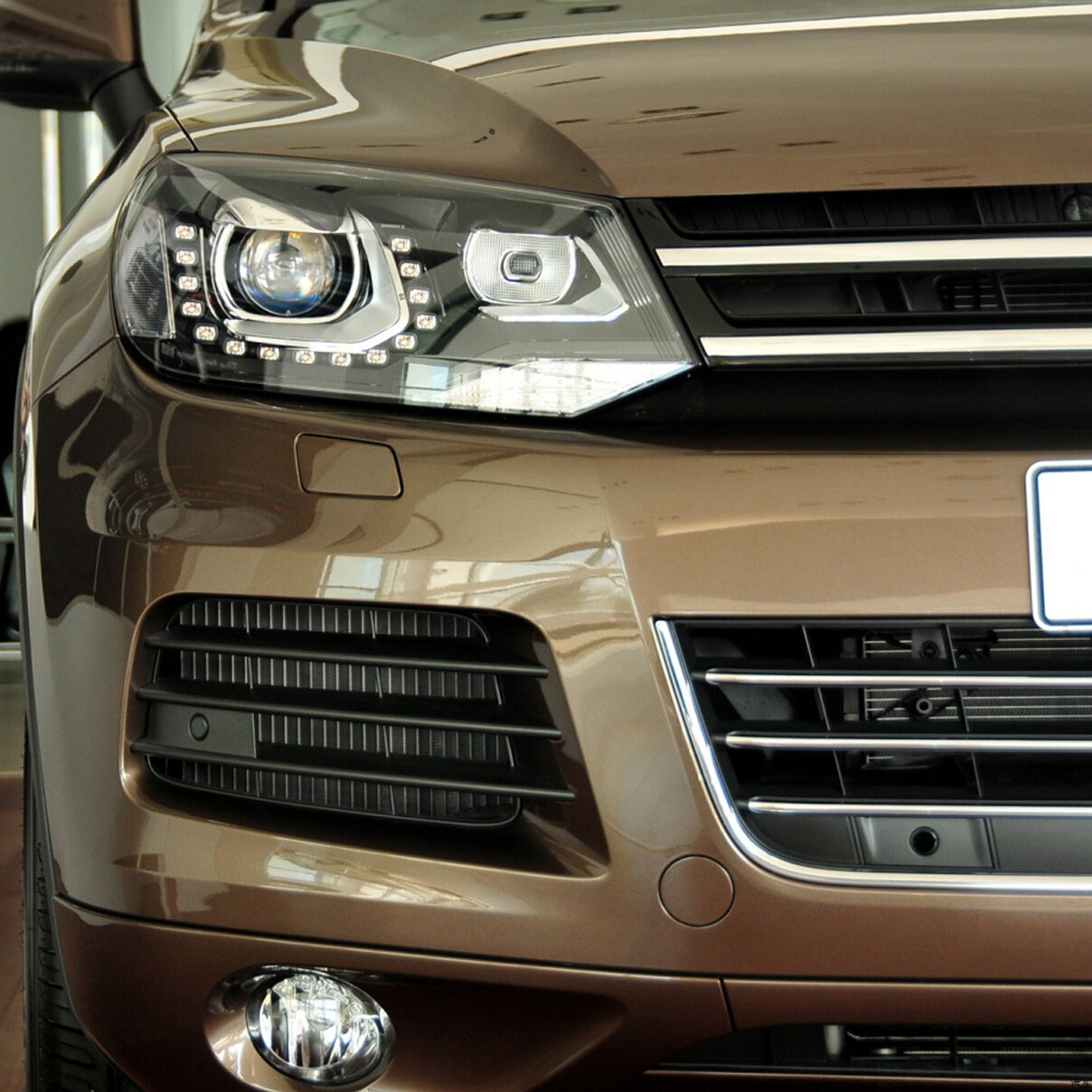 Front Bumper Tow Hook Cover Cap For VW Touareg 2011-2014 7P6807185 ...