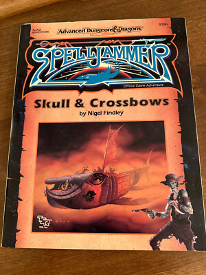 TSR #9286 AD&D Spelljammer SKULL & CROSSBOWS SJA2 1990 Nigel Findley w ...
