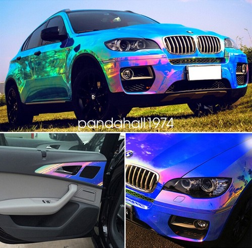 5x1.35M Glossy DIY Car Body Films Vinyl Car Wrap Sticker Decal Air ...