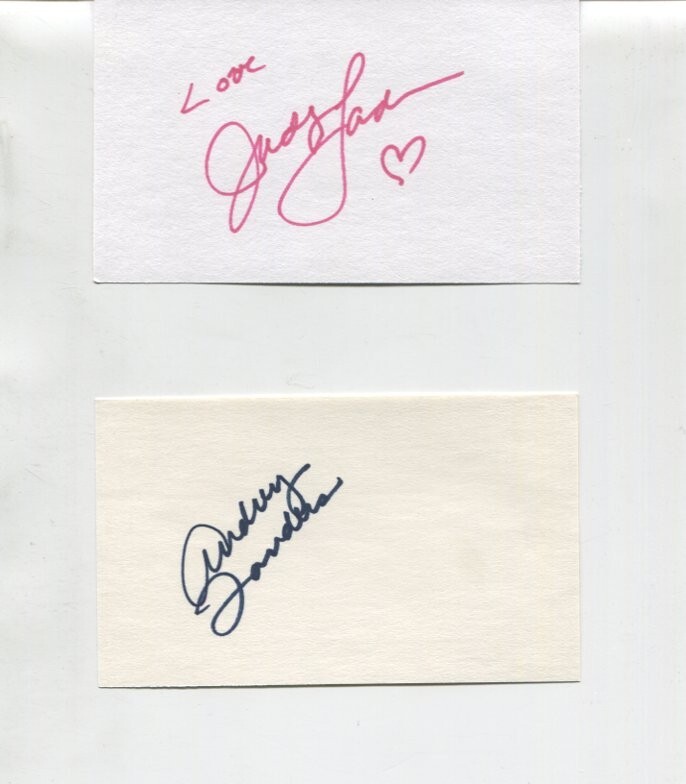 AUDREY & JUDY LANDERS signed AUTOGRAPH 7612 | eBay
