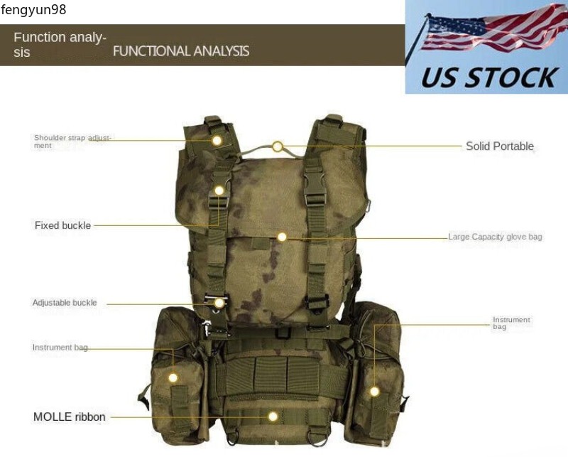 Russian SMERSH ATFG Tactical Vest Chest Rig Outdoor Multi Lightweight ...