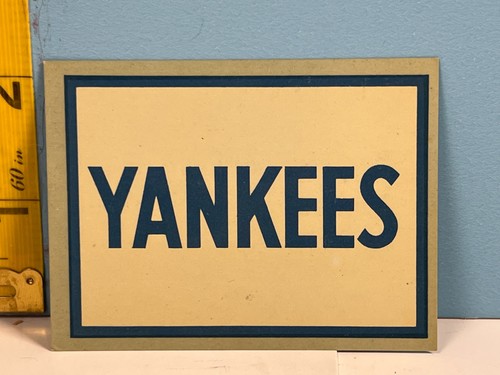 🔥Vintage New York Yankees Baseball Transfer Decal🔥 | eBay