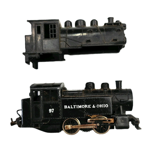 Model Power 0-4-0 Tank Engine - model train + bonus shell 90s VTG train ...