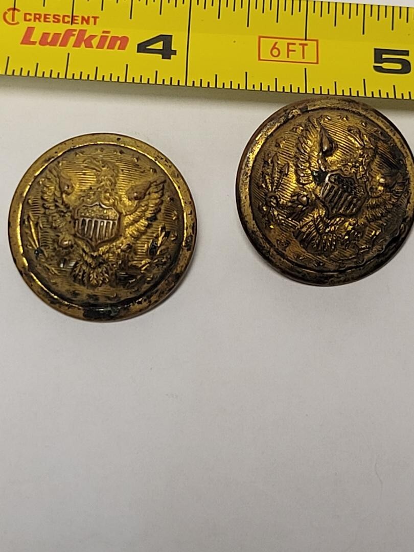 Original Military US Army Buttons Lot of 4 | eBay