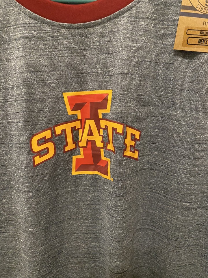 NEW Rivalry Threads Mens Iowa State University Cyclones Athletic Shirt ...
