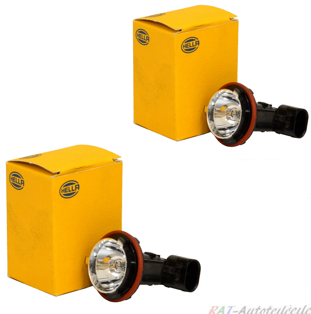 2 x HELLA GLÜHLAMPE STANDLICHT-RINGE FASSUNG H10W BMW E81 E87 X3 E83 ...