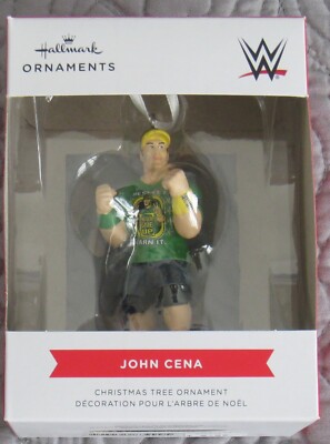 2023 Red Box Hallmark WWE Christmas Ornaments John Cena | eBay