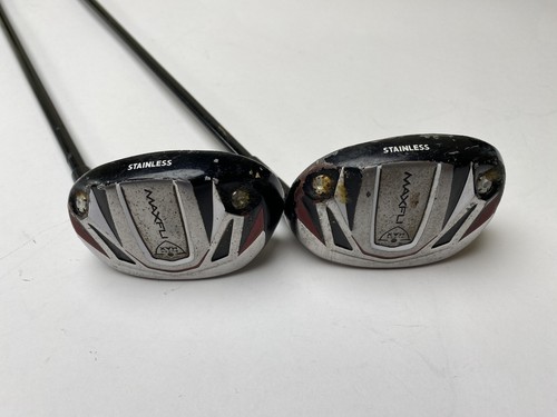 Maxfli Black Max 3 & 4 Hybrid Set 19* 22* 85g Regular Graphite Mens RH ...