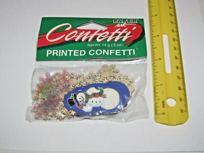 Mr. Snowman Confetti #026198, Winter confetti, 1/2 oz/pk, Snowman ...