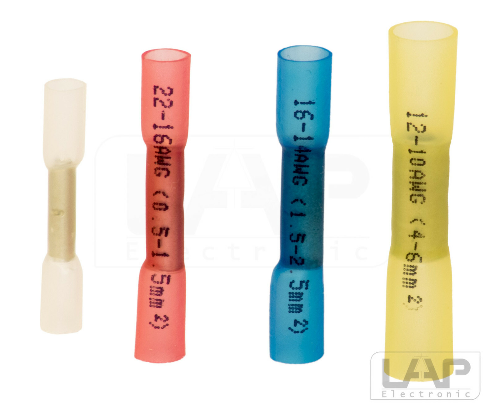 Schrumpfverbinder Quetschverbinder isoliert Stoßverbinder ...