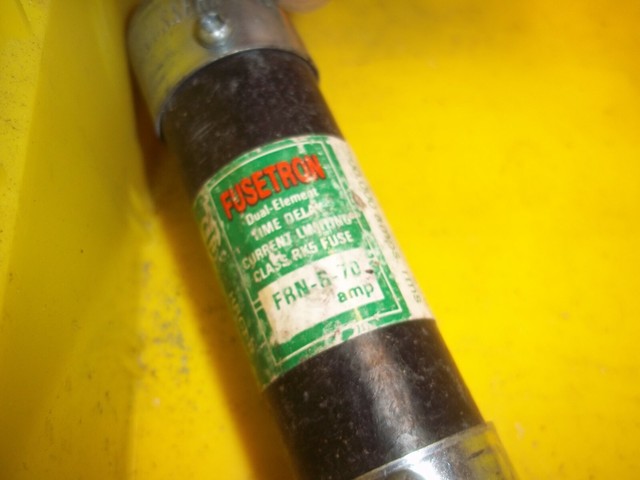 Fusetron Frn-r-70 Time Delay Dual Element Fuse 70a 250v for sale online ...