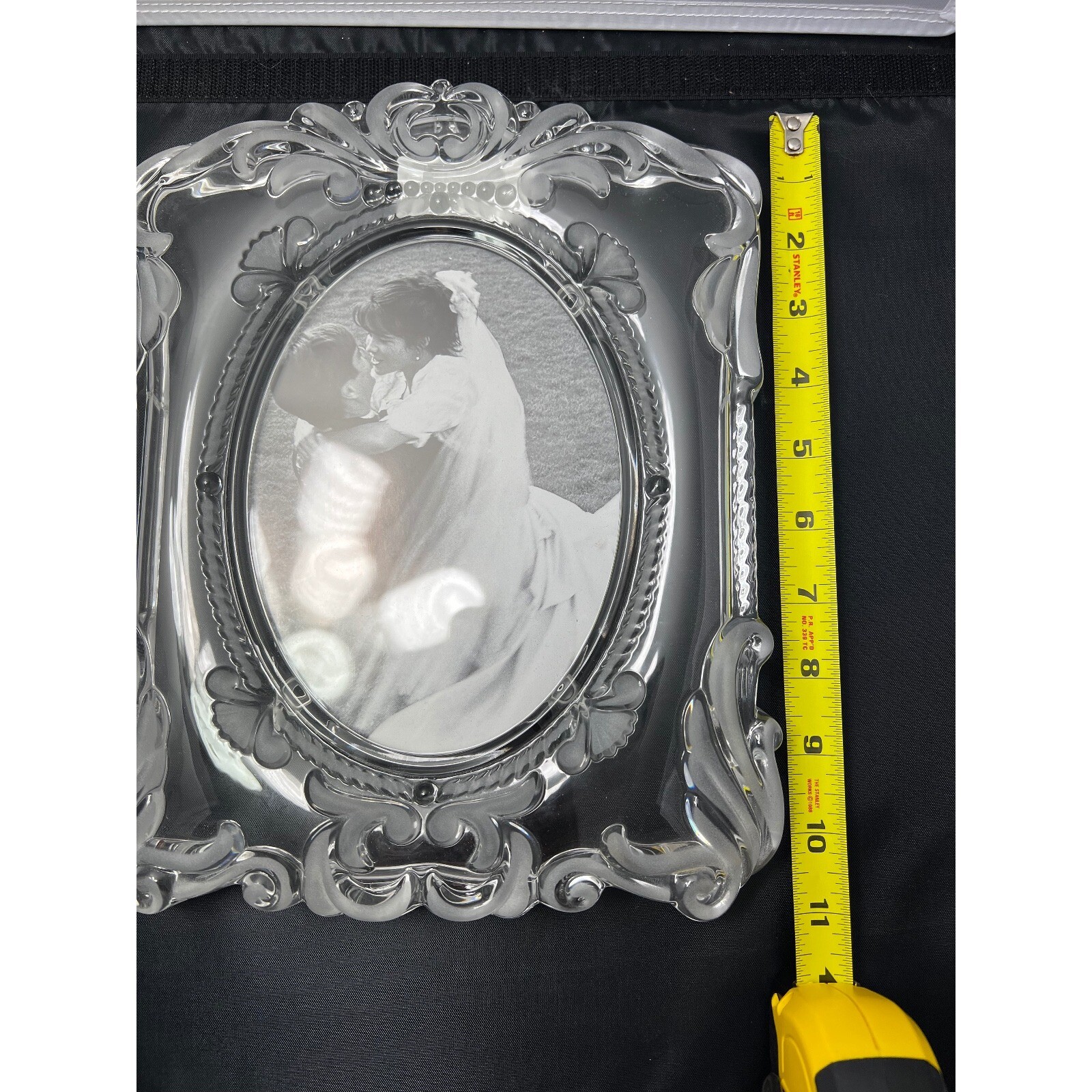 Picture Frame 11" X 9" Holds Oval 5"x7" Mikasa Princess Lead Crystal ...