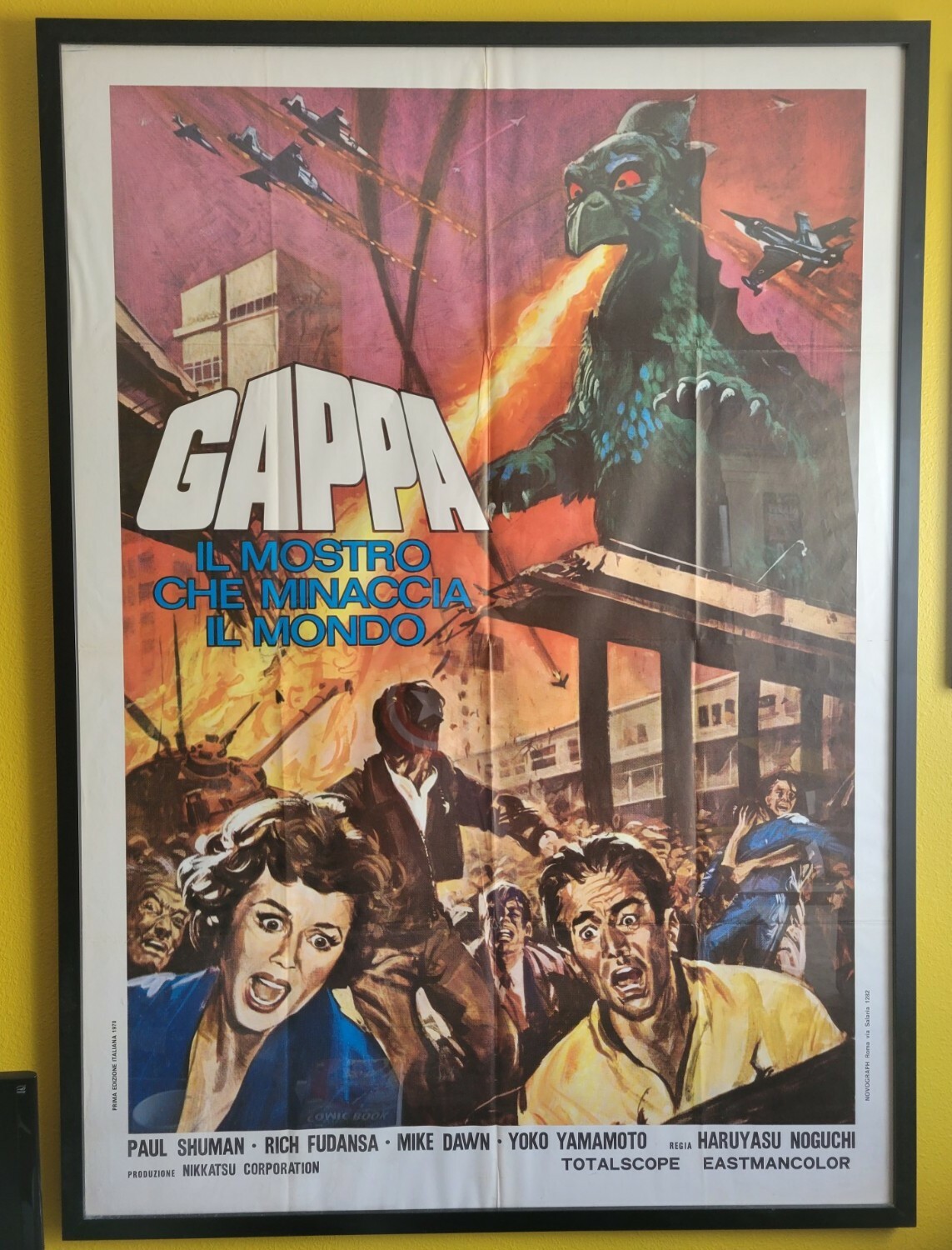 GAPPA The Triphibian Monster Original Italian Movie Poster 1970 | eBay