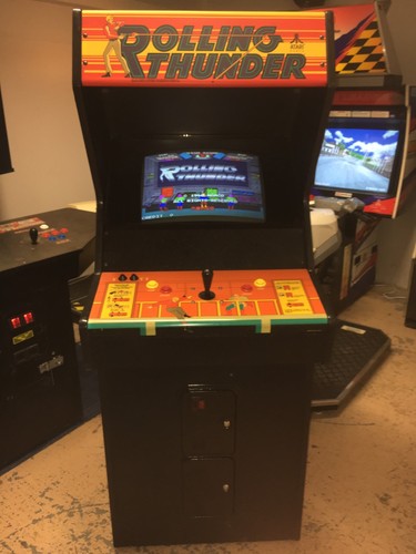 Original working Atari Namco Rolling Thunder arcade cabinet | eBay UK