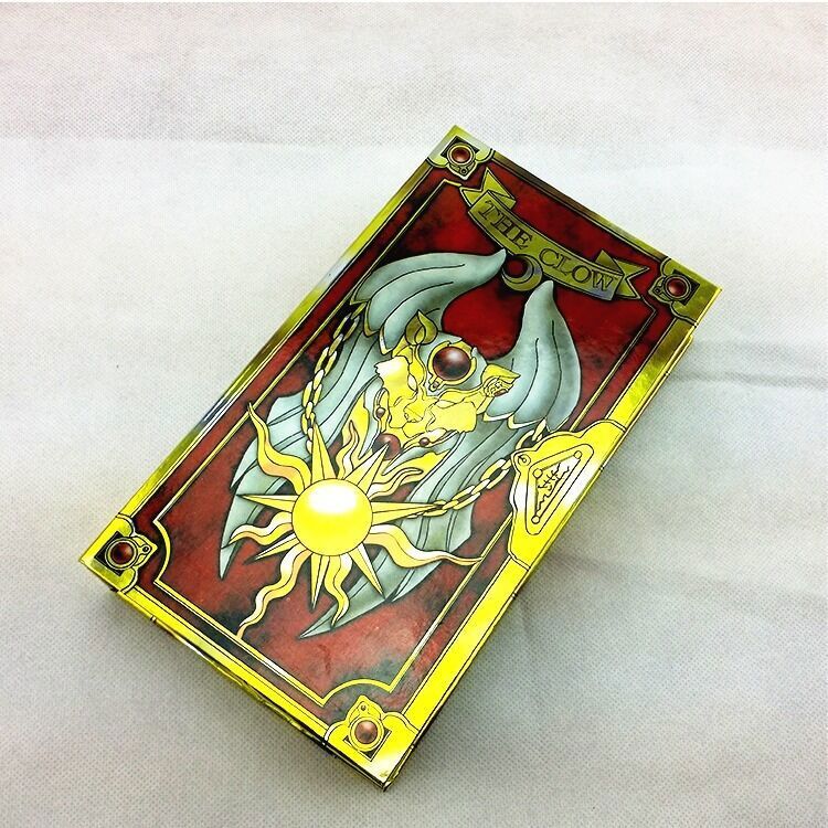 56pcs Cardcaptor Sakura Clow Cards Sets Gold Clow Book Box Christmas ...
