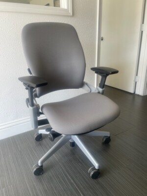 STEELCASE LEAP V2 OFFICE CHAIRS - GRAY 743724378092 | eBay