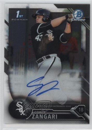 2016 Bowman Chrome Prospects Auto Corey Zangari #BCAP-CZ Auto | eBay