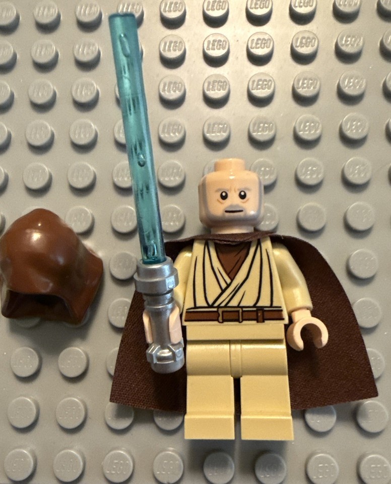 LEGO Star Wars Obi-Wan Kenobi Minifigure (sw0336) Hood & Hair Plus ...