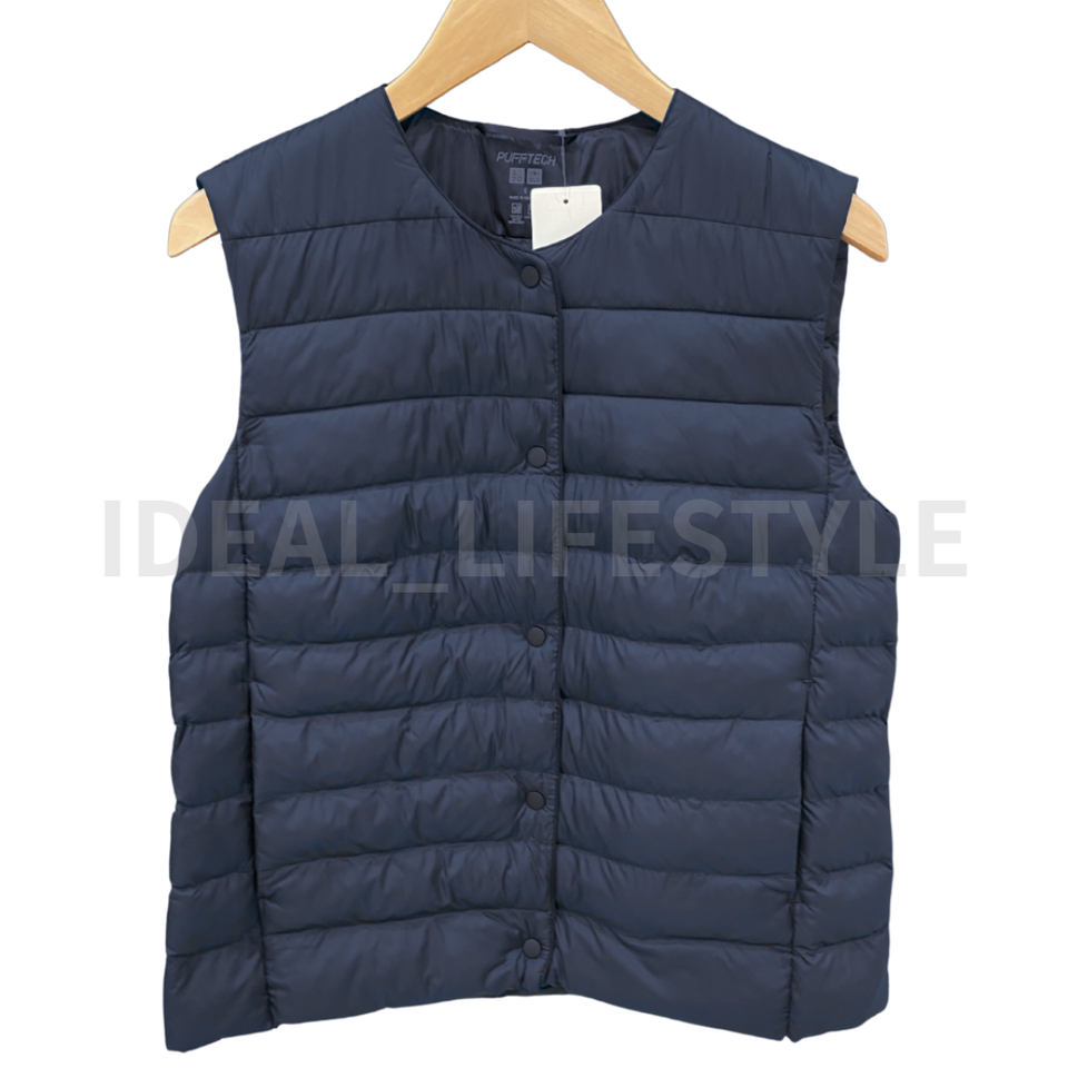 UNIQLO PUFFTECH Compact Vest S-3XL Packable Padded Sleeveless Women ...
