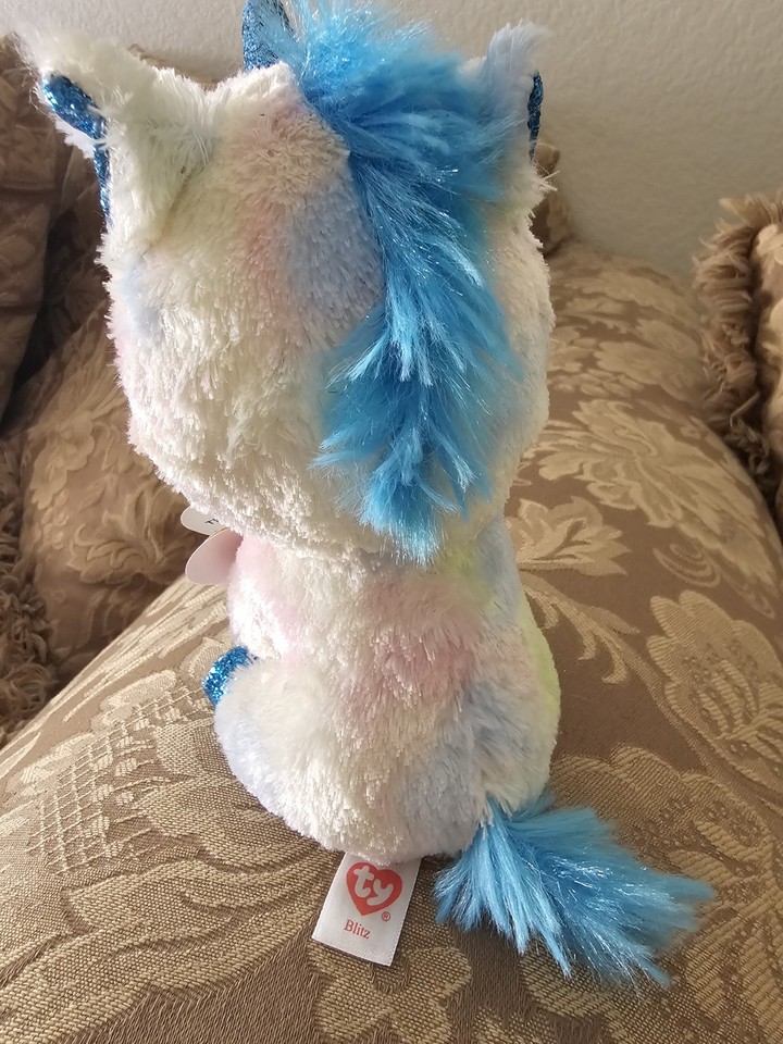 Ty Beanie Boo Blitz Pastel Unicorn Stuffed Toy 6.5 Inch 2017 | eBay