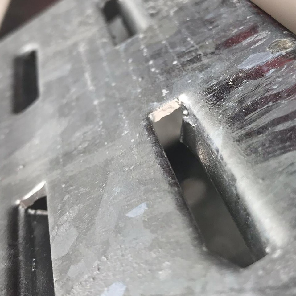 Fence Post Holder Support Drive Down Spike Wedge Grip Galvanised 75mm ...