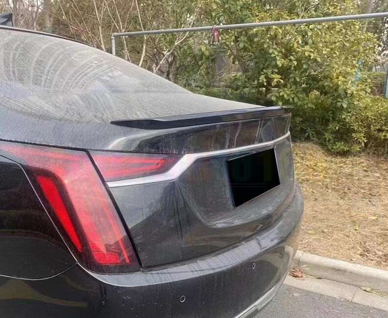 Glossy Black Rear Spoiler Tail Trunk Spoiler Wing For Cadillac CT6 2019 ...