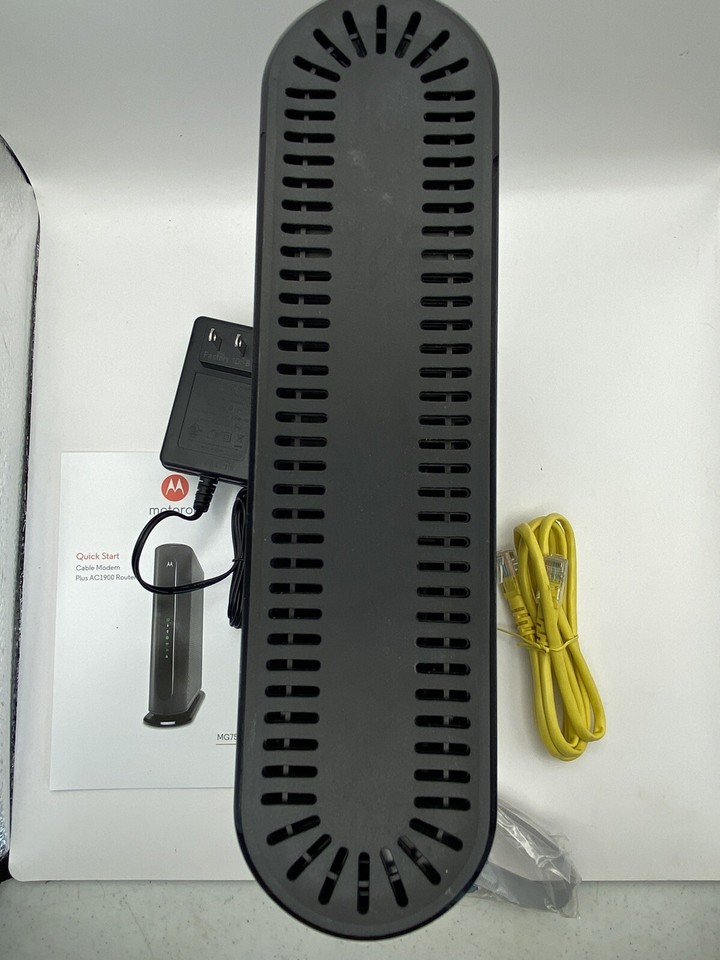 Motorola MG7550 16x4 DOCSIS 3.0 Cable Modem Plus AC1900 WiFi Router NEW ...