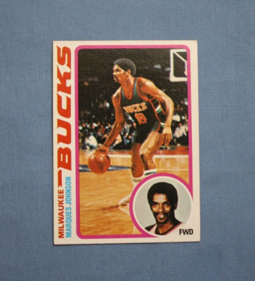 1978-79 Topps Marques Johnson #126 RC Rookie Card nm-mt Milwaukee Bucks ...