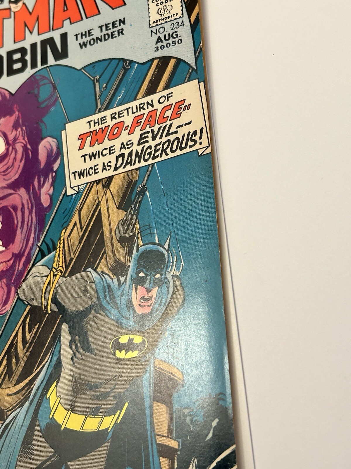 Batman #234 1st Silver Age Two-Face! NICE GRADE KEY!! | eBay