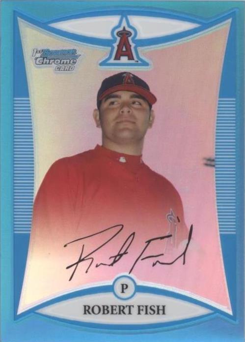 2008 Bowman Chrome - Prospects Robert Fish #BCP142 Blue Refractor /150 ...