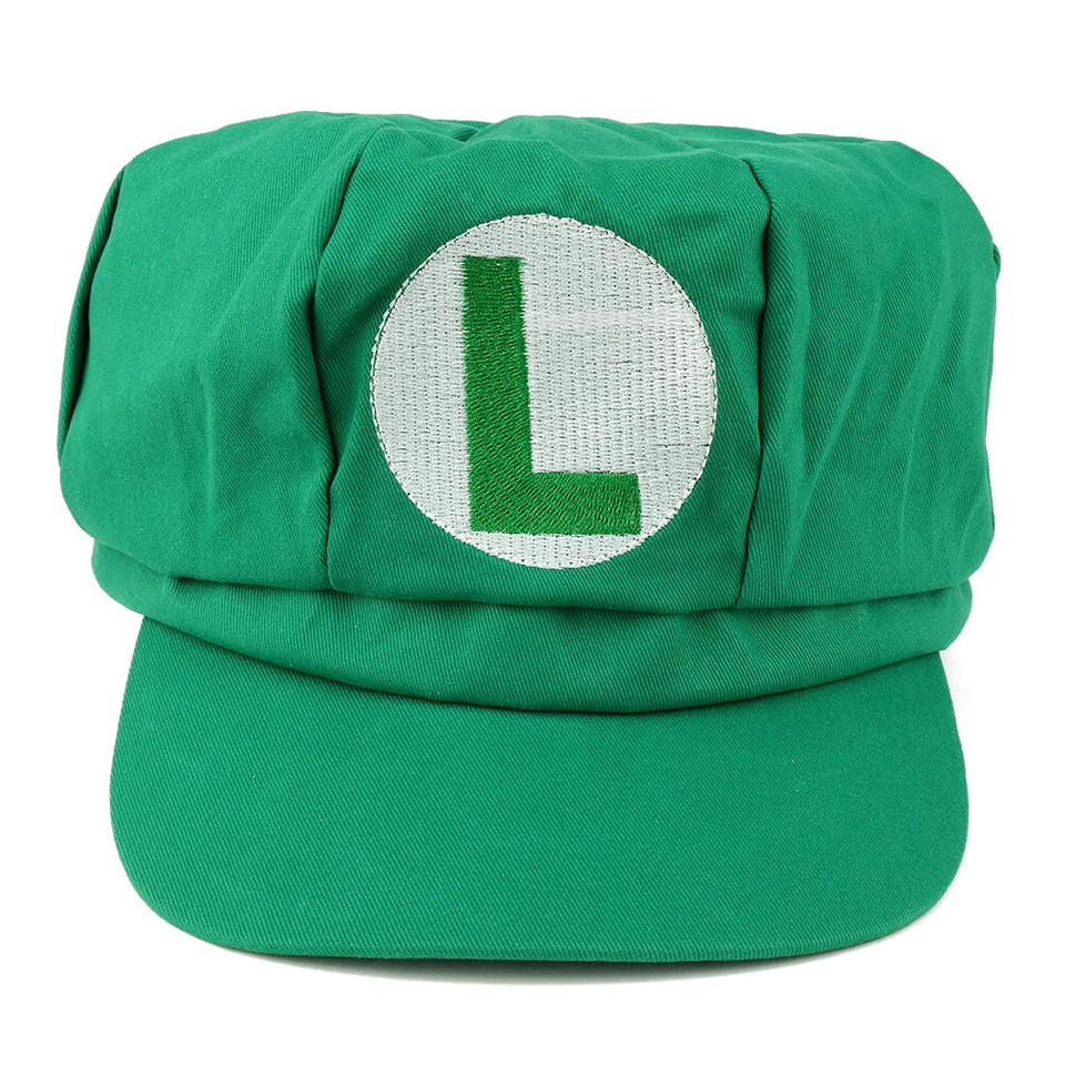 Mario, Luigi, Wario, Waluigi, Fire Mario Embroidered Newsboy Hat - FREE ...