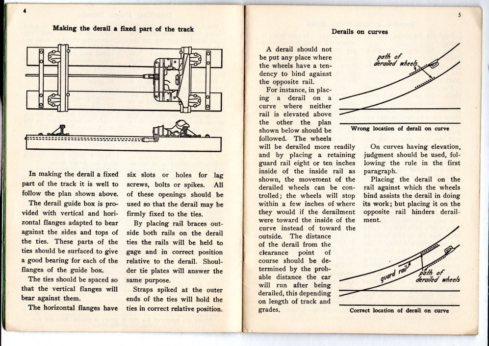 Original HAYES DERAIL SERVICE BOOK No. 450 Hayes Track Appliance Co ...