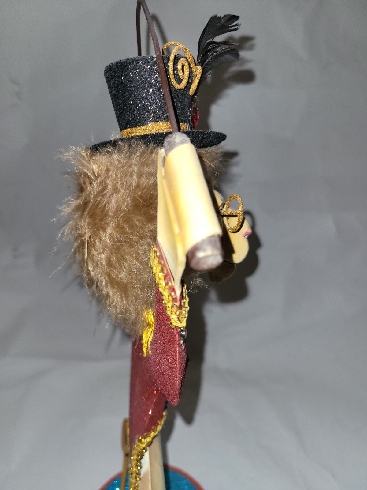 Pier 1 Halloween Enchanted Circus Ringmaster Lion Tamer Metal Sculpture ...