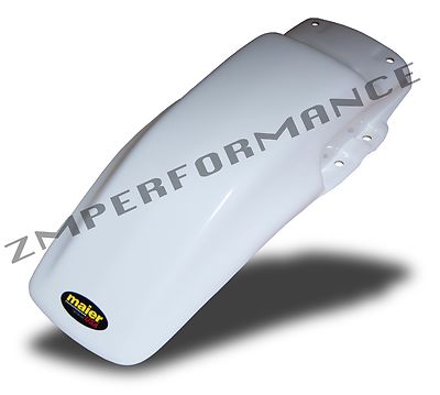 NEW MAIER HONDA XR 100 85 - 00 WHITE PLASTIC REAR MOTORCYCLE FENDER ...