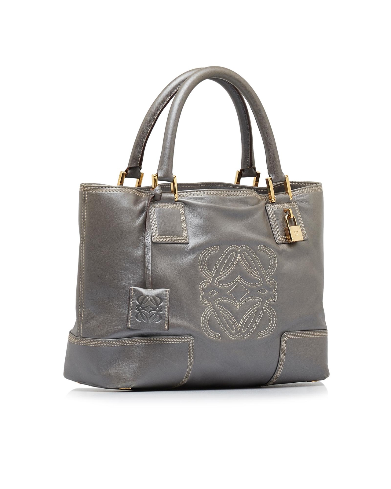 Pre-Loved Loewe Leather Open-Top Handbag | eBay