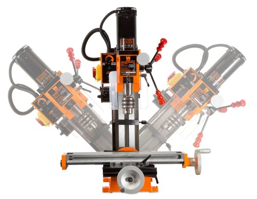 WEN 33013 4.5A Variable Speed Single Phase Compact Benchtop Milling ...
