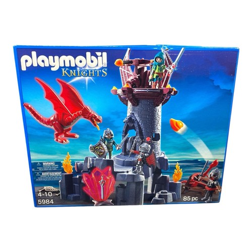 Playmobil 5984 Dragon Castle Tower. BRAND NEW - BOX HAS SLIGHT DAMAGE ...