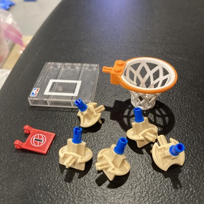 LEGO Basketball Net With Orange Hoop Flag Backboard 44373 43374 From ...