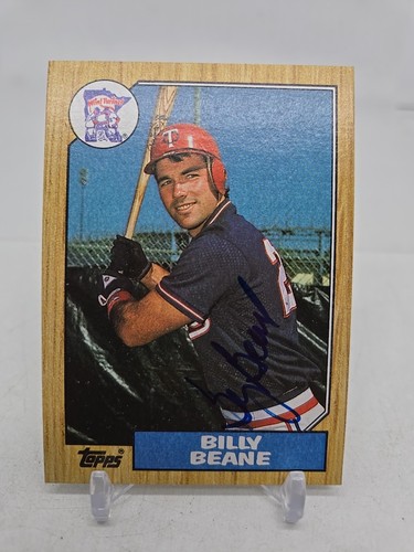 1987 Topps - #114 Billy Beane Minnesota Twins SIGNED Oakland A’s ...
