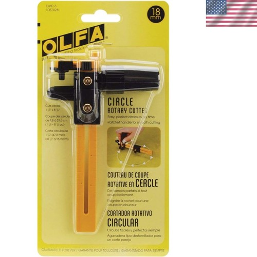 18mm Rotary Circle Cutter - Adjustable Rotary Blade Cutter w/Ratchet ...