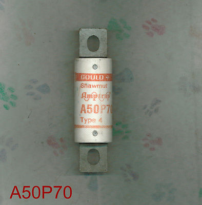 SHAWMUT A50P70 FUSE 70 Amp A50P 70 500 VOLT | eBay