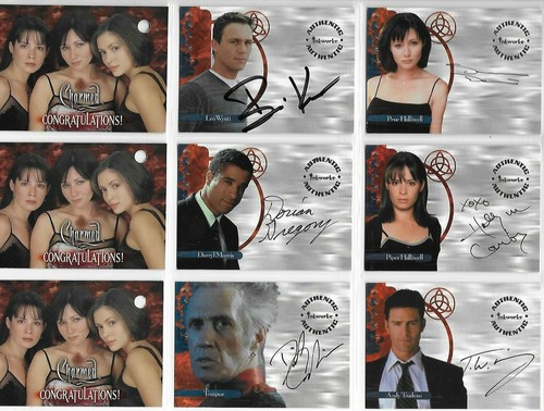 Charmed Season 1 Master Set Doherty Combs Carradine Autograph R1 ...