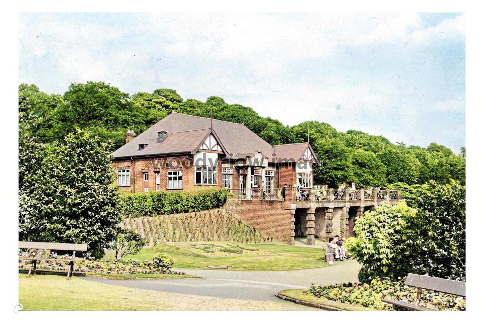 ptc9465 - Yorks - Early view, Lakeside Cafe, Wilton Park, Batley ...