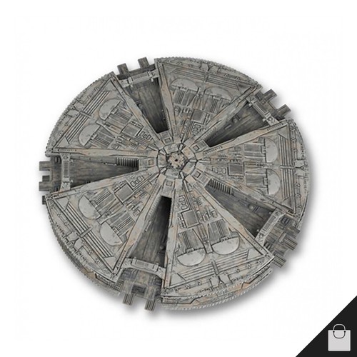 Battlestar Galactica Baseship TOS Eaglemoss Cylon Base Ship Station ...