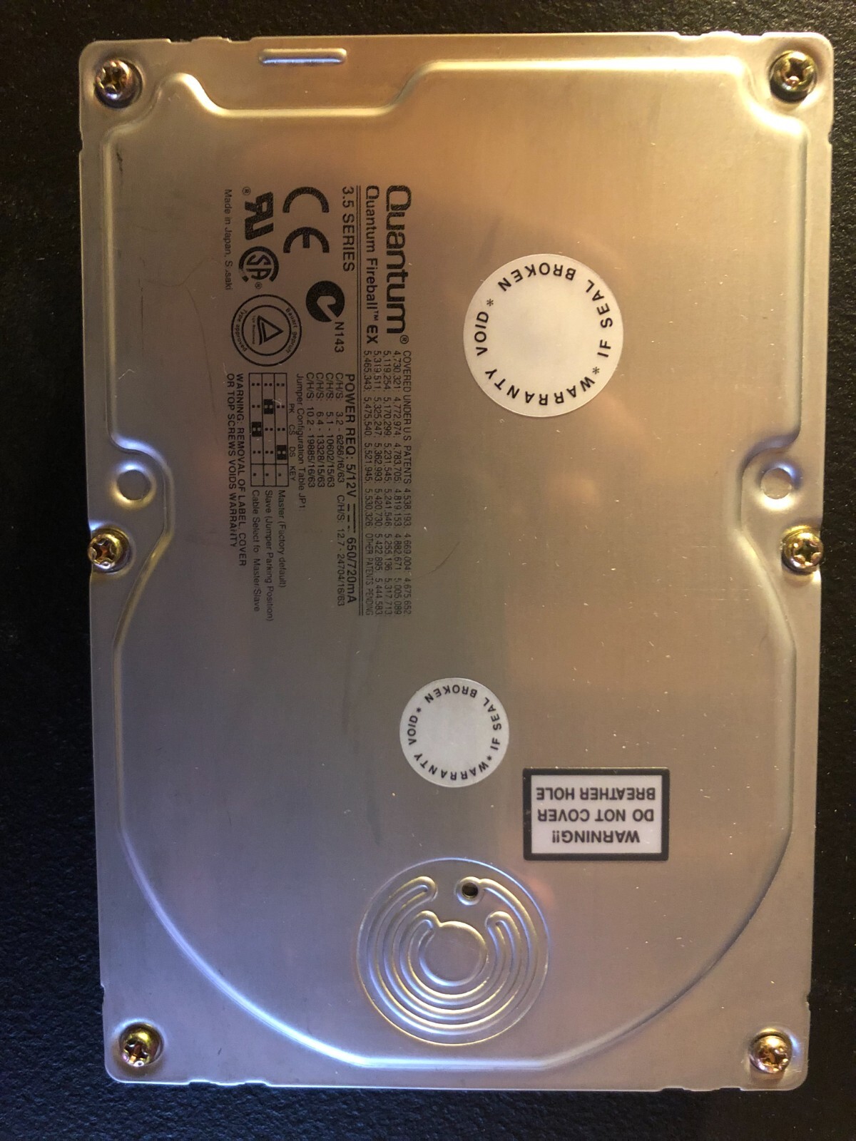 Quantum Fireball EX3.2A 3.2GB 3.5" IDE PC Hard Disk Drive | eBay