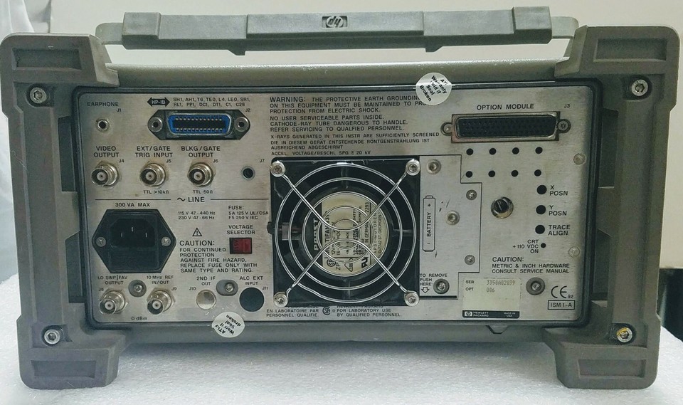 HP/Agilent 8563E, opt 008, Fresh Align and CAL - 26.5 GHz Spectrum ...