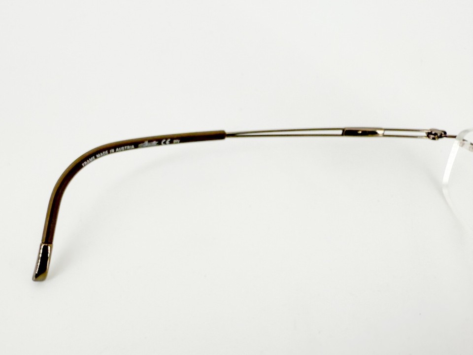 Silhouette 5521 Eyeglasses FRAMES 6040 Brown ..[]19-140 Rimless Titanium K523 | eBay
