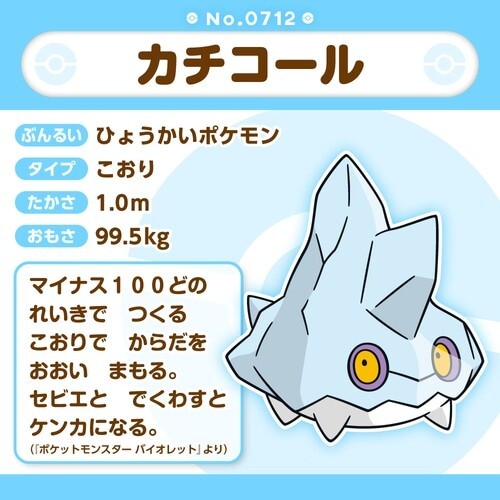 Pokemon Center Original Plush Doll Pokémon fit Bergmite #712 Kalos ...