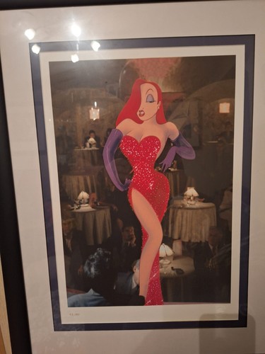 Rarest Jessica Rabbit Sultry Siren of Toontown Framed Roger Rabbit ...